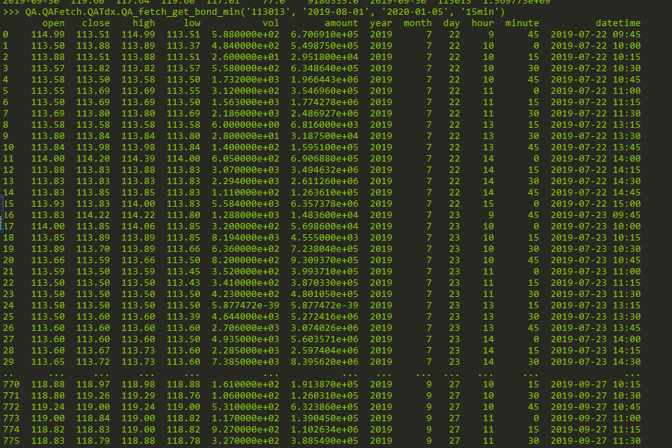 mongoDB中缺少一些可转债的数据 · Issue #1315 · yutiansut/QUANTAXIS · GitHub