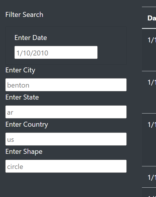 GitHub - Merabu/UFOs