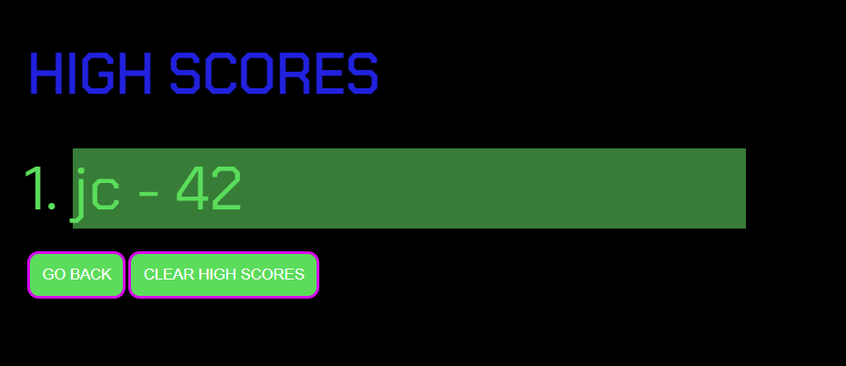 Github Jelysecalkumcodename Quiz Javascript Quiz Application