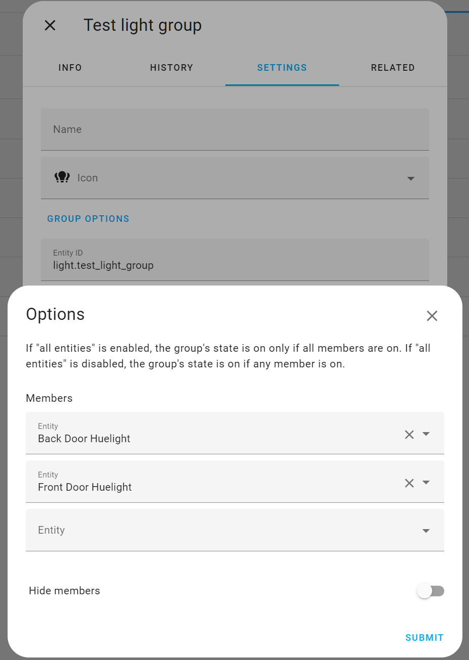 Light group helper does not have the all entities toggle option. · Issue #84364 · home-assistant ...