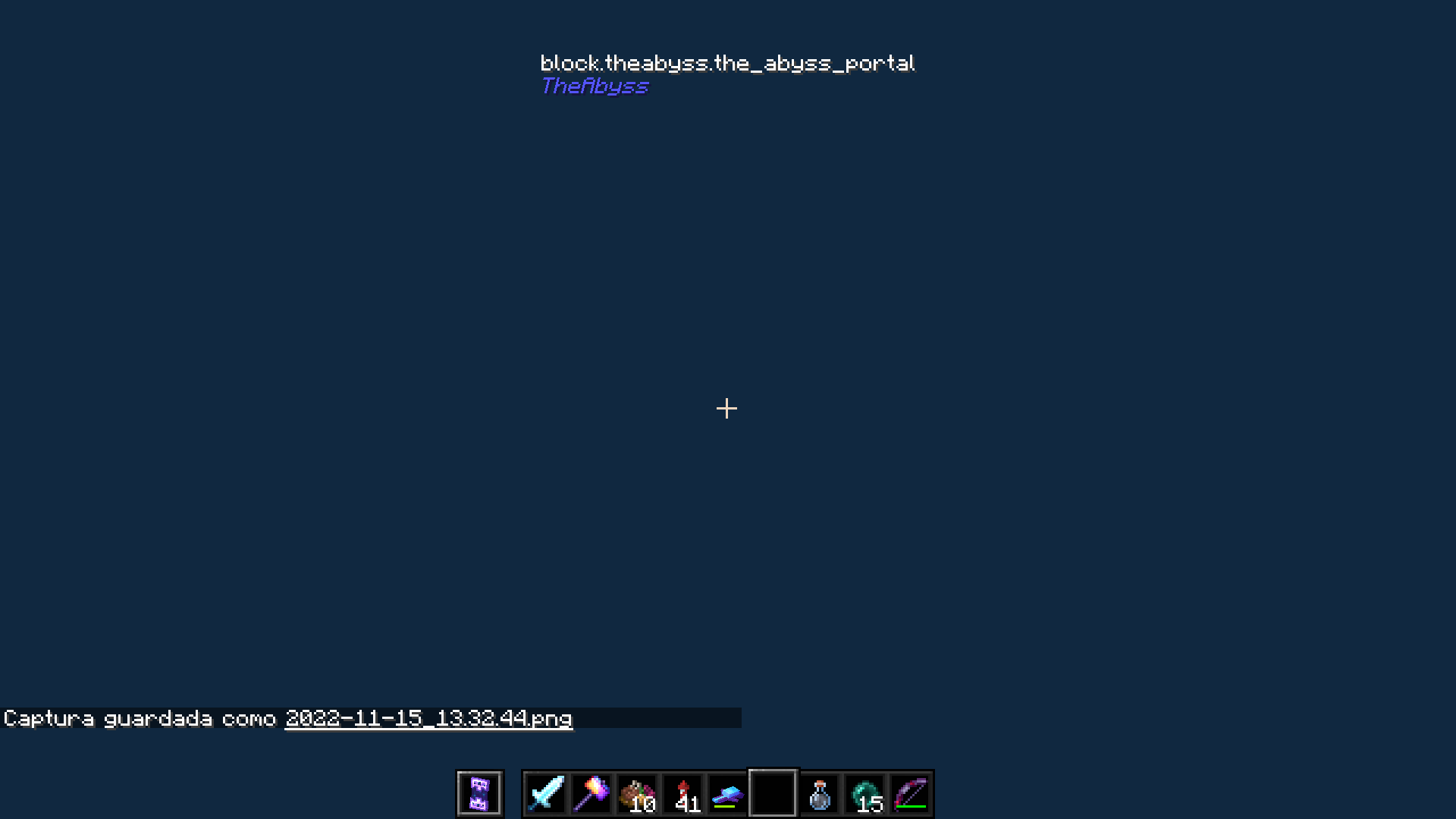 Dark blue screen entering the dimension (Unplayable) · Issue #82 · Y3Z0N/theabyss · GitHub
