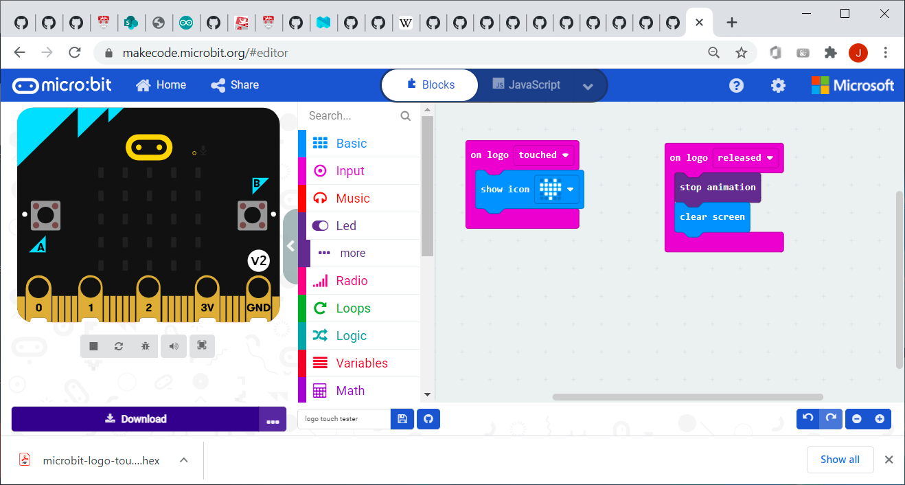 'on logo released' event not always triggered · Issue #3738 · microsoft/pxt-microbit · GitHub