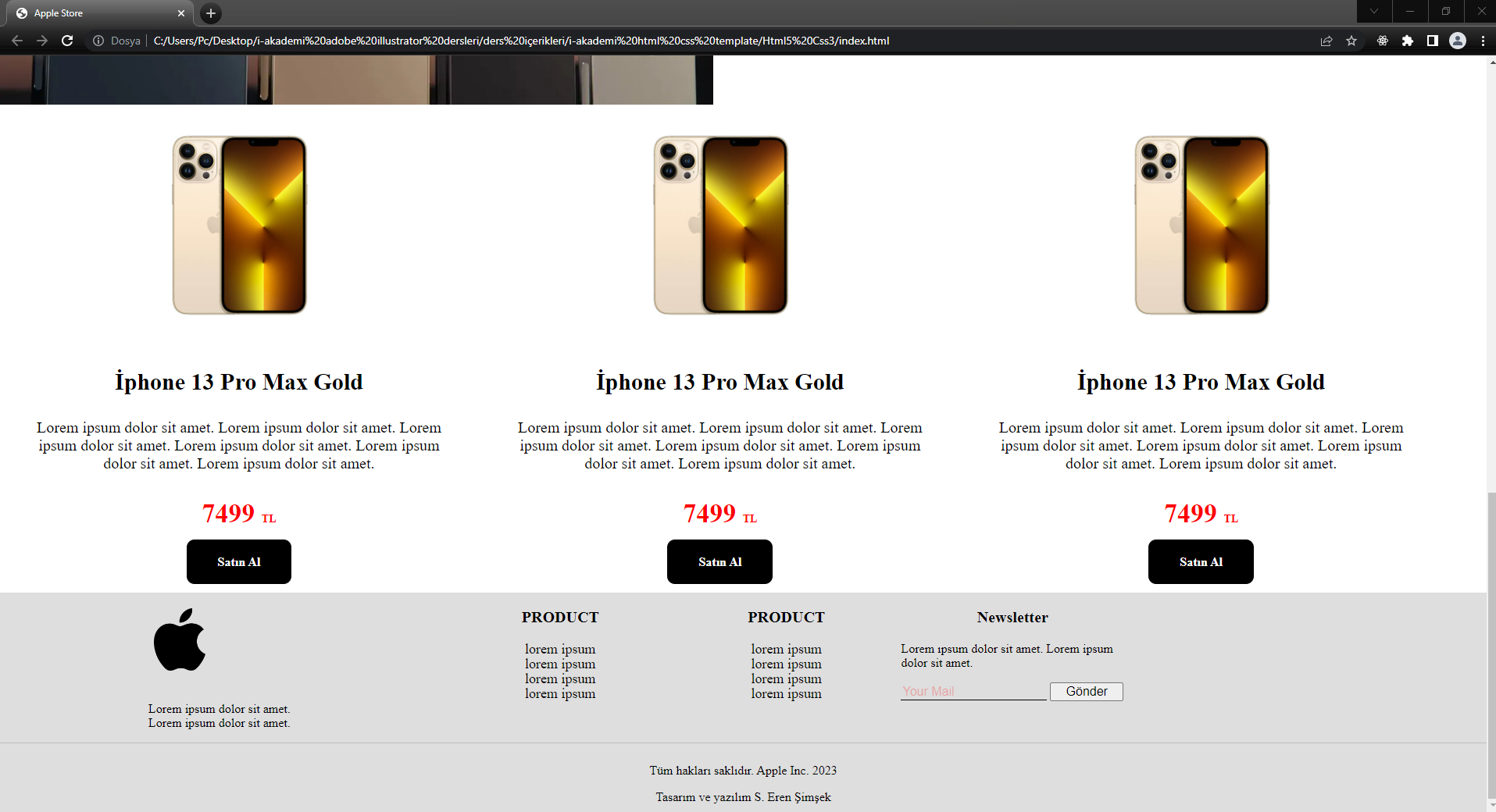 GitHub - eren-smsekk/3-Apple-Store-Template: Proje 3