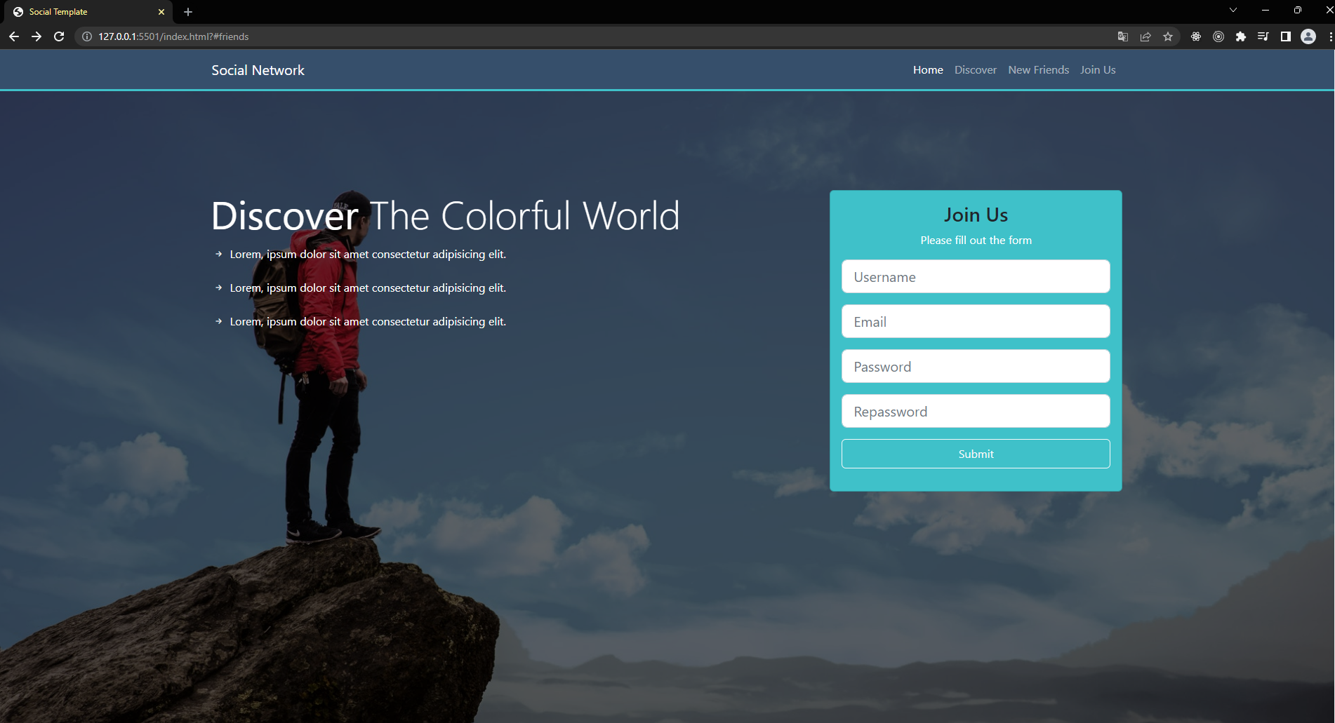 GitHub - eren-smsekk/13-Responsive-Social-Template