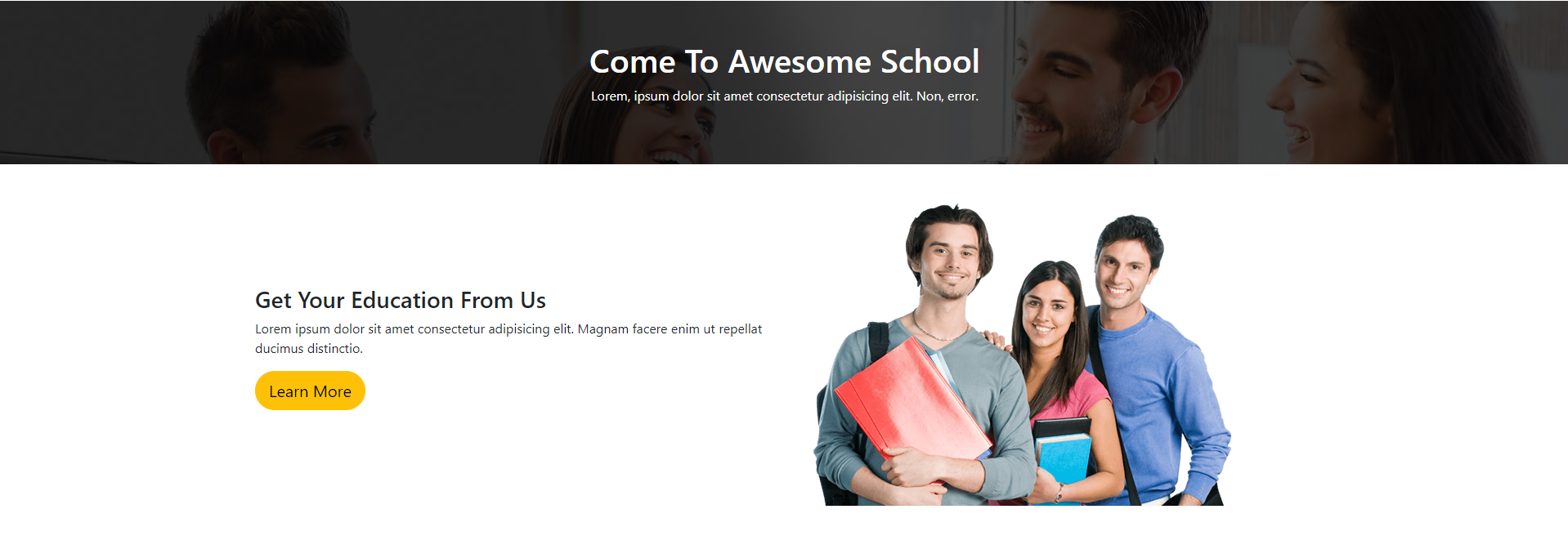 GitHub - eren-smsekk/14-Responsive-Awesome-School-Theme