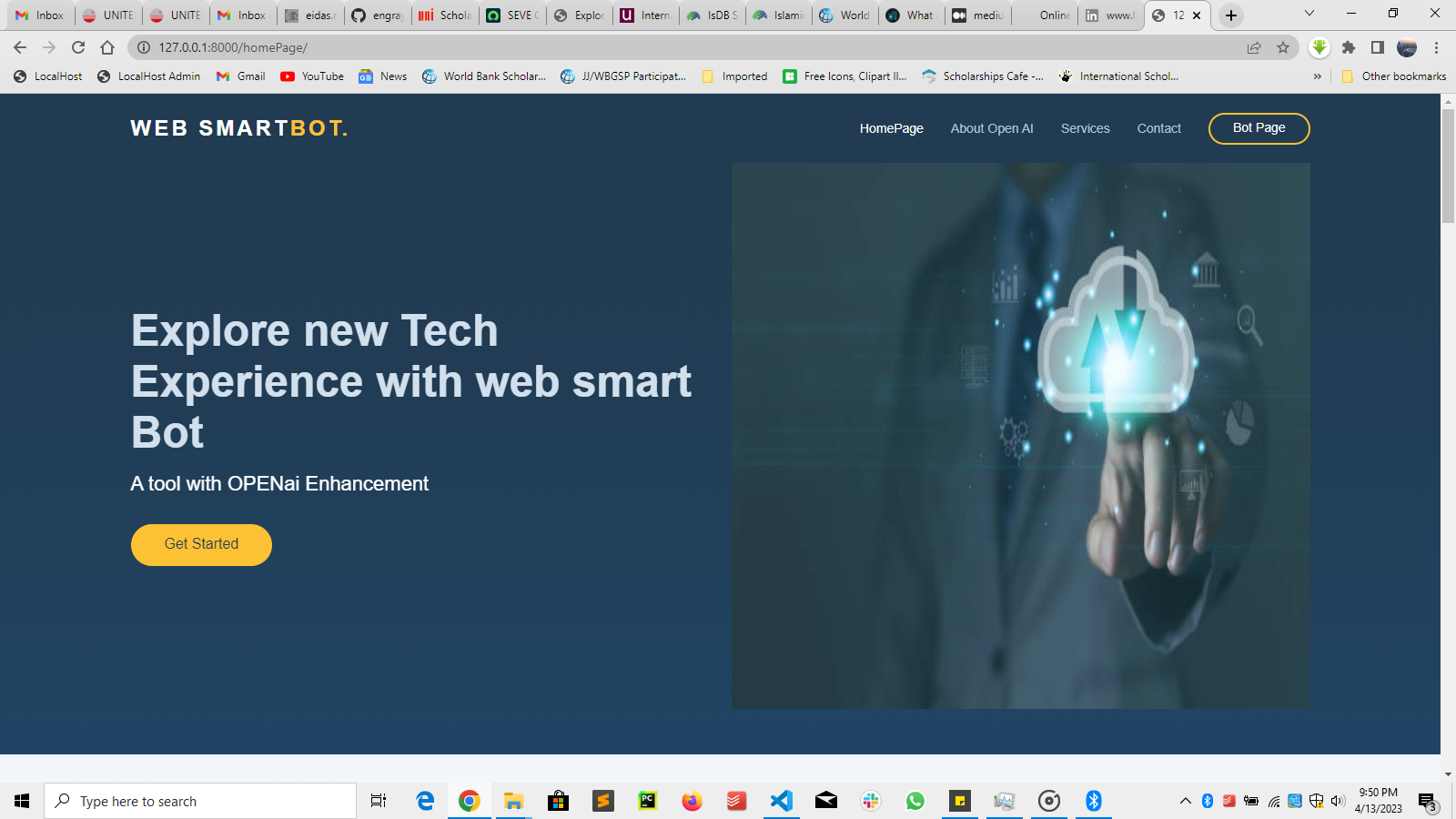 GitHub - engraya/webSmart-Bot: This web Applications uses the concept ...