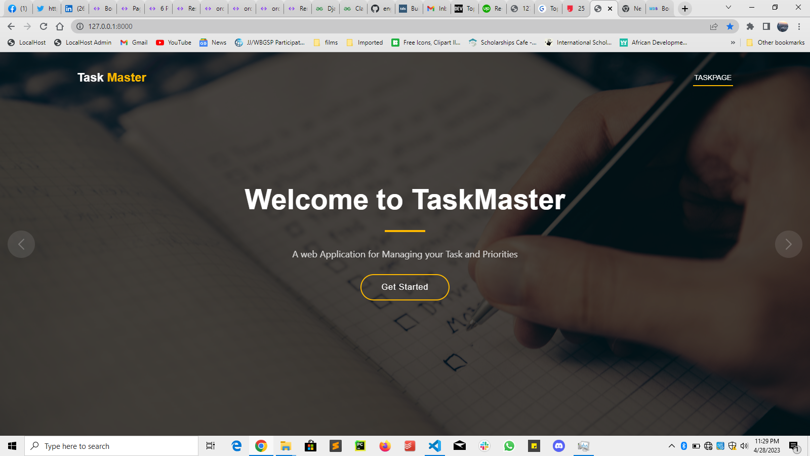 GitHub - engraya/Task-Master: A functional Task/Todo web Application built using Django biult-in ...
