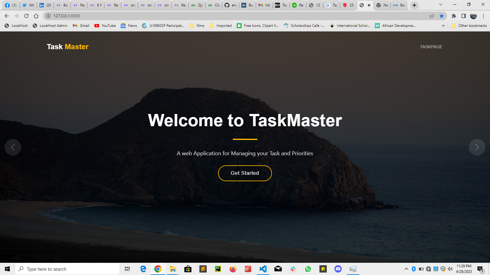 GitHub - engraya/Task-Master: A functional Task/Todo web Application built using Django biult-in ...