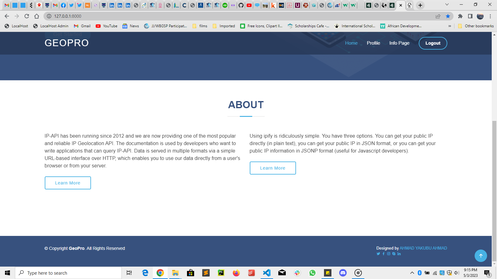 GitHub - engraya/GeoPro-Location-App: Generate your geological Data with the use of IP-API and ...