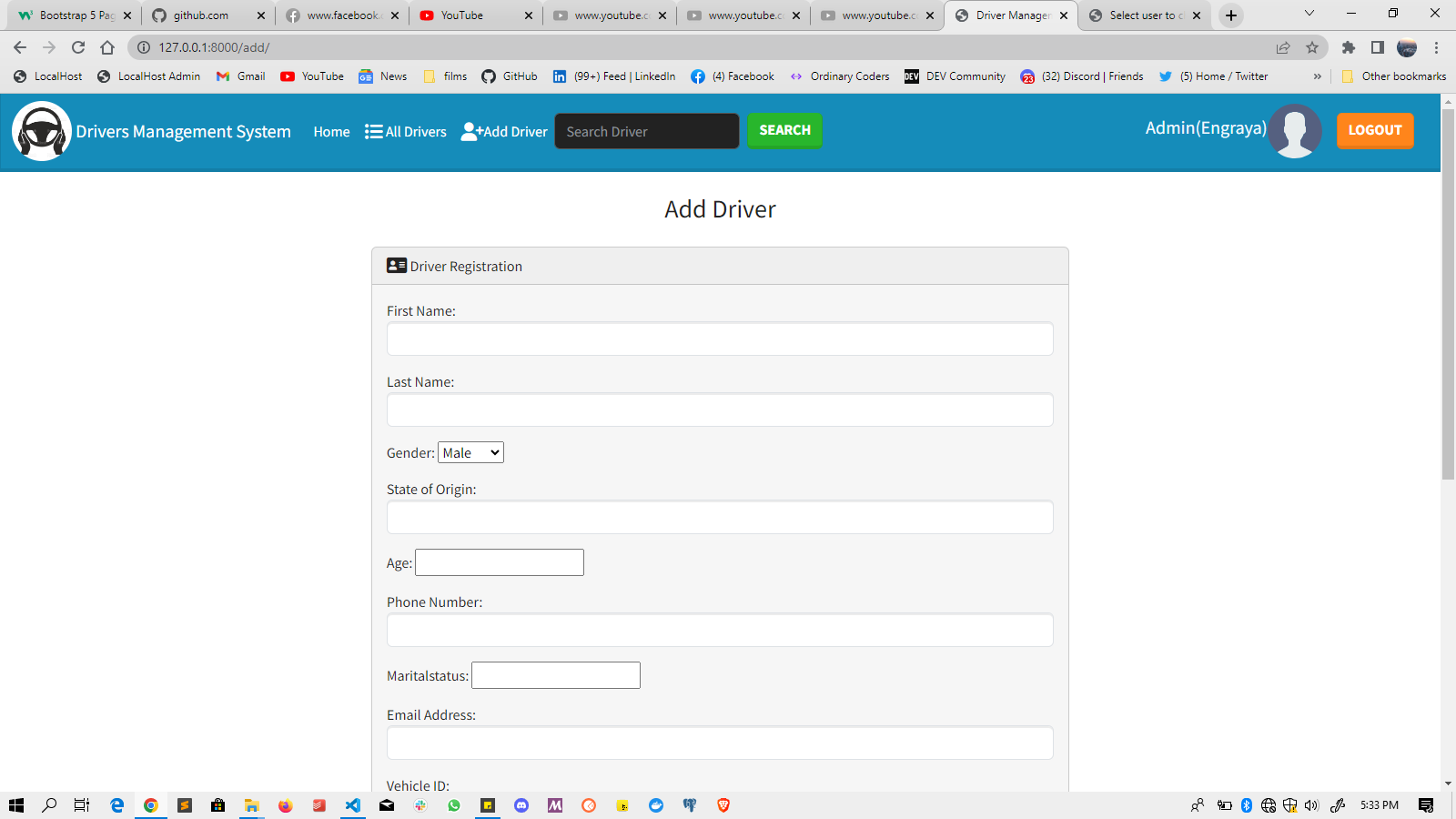 GitHub - engraya/Drivers-Management-System