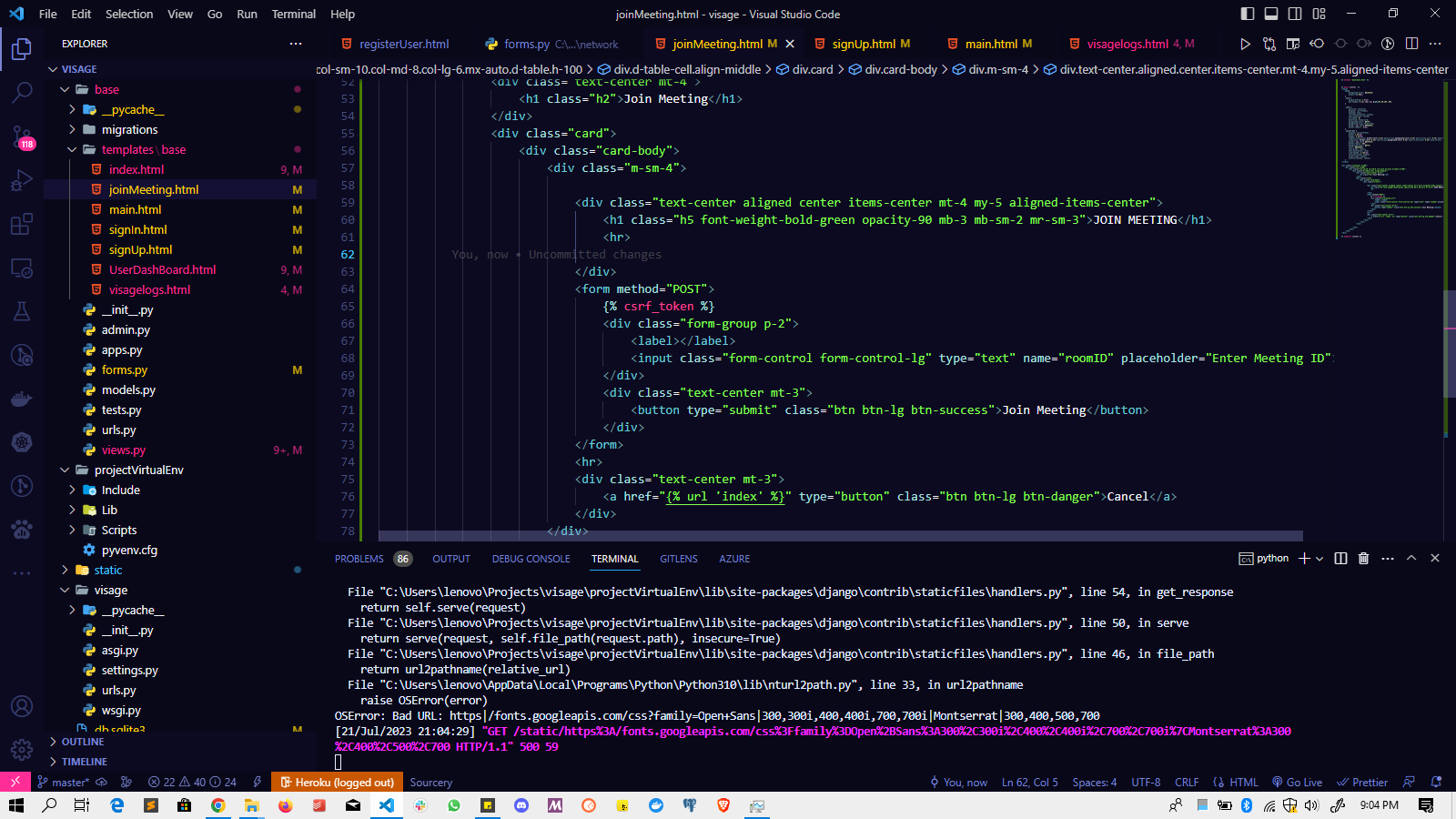 Github Bansnetsajak007 Django Rt Webapp Real Time Video Audio And Conferencing Application