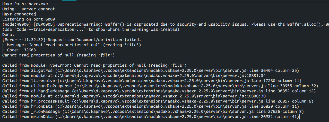 TypeError: Cannot read property 'file' of null · Issue #278 · vshaxe/vshaxe · GitHub