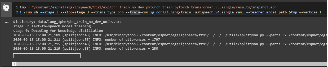 Train FastSpeech with Transformer parent model · Issue #2012 · espnet/espnet · GitHub