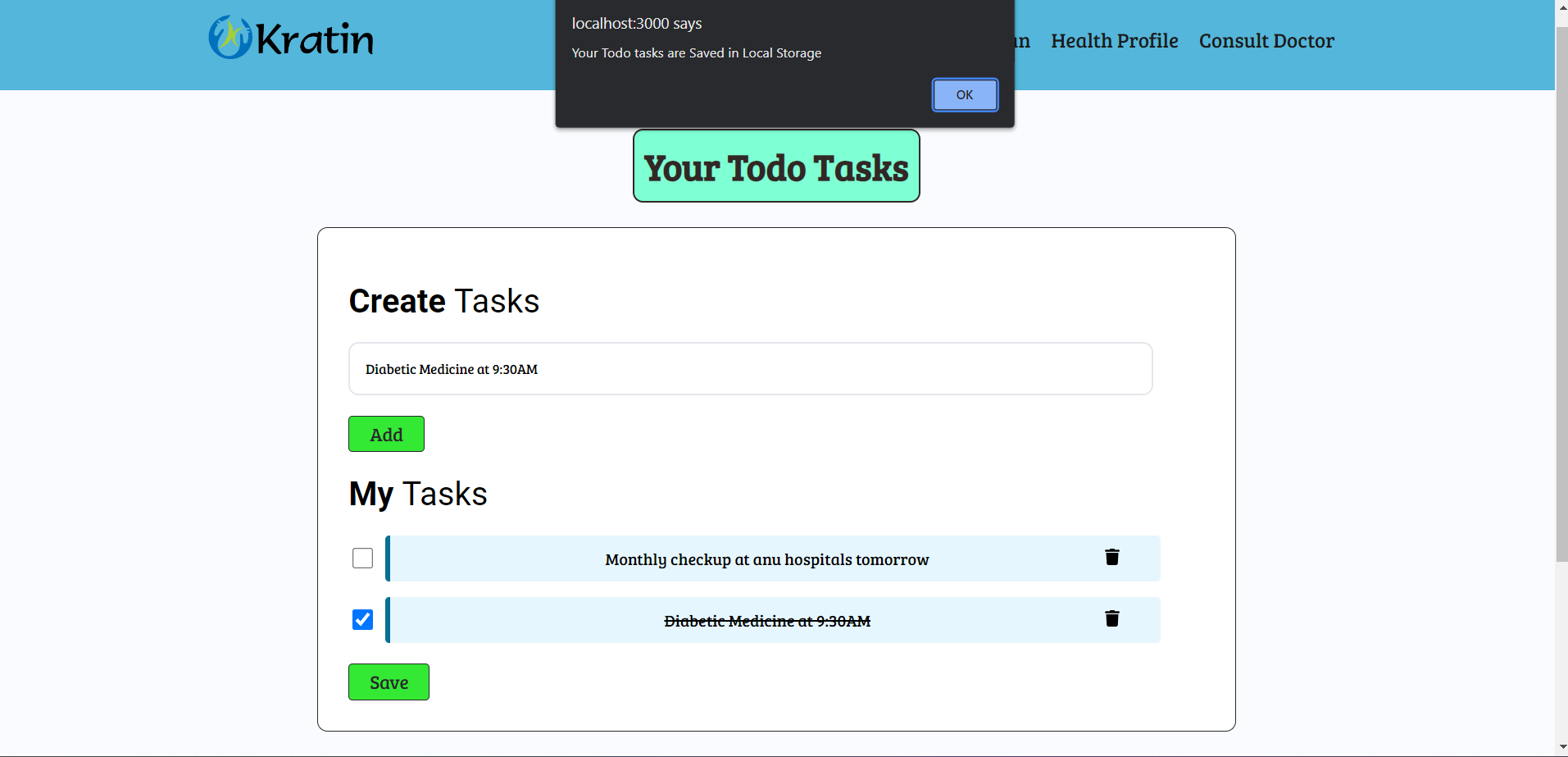 GitHub - Aditya-dnvks/kratin-app-assignment: Eldery care application whose aim is to help aged ...
