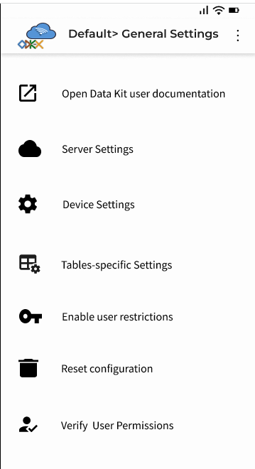ODK-X Services- Need for distinguishable settings icons · Issue #378 · odk-x/tool-suite-X · GitHub