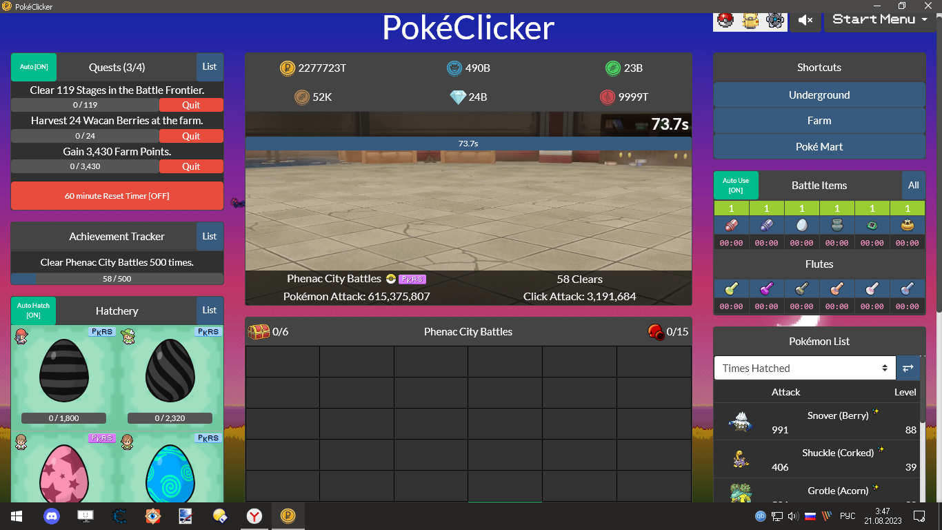 PokeClicker update v.0.10.14. broke some scripts · Issue #342 · Ephenia/Pokeclicker-Scripts · GitHub