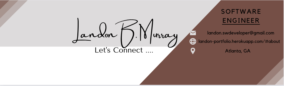 LandoBM (Landon Murray) · GitHub