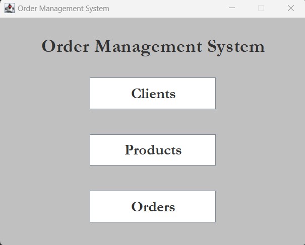 GitHub - oanasabau1/Order-Management-System: The Order Management System is a streamlined ...