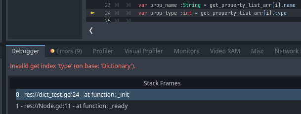 Gdscript 2 0 Crash Possibly Related To Dictionary Accessing And Variant · Issue 71196