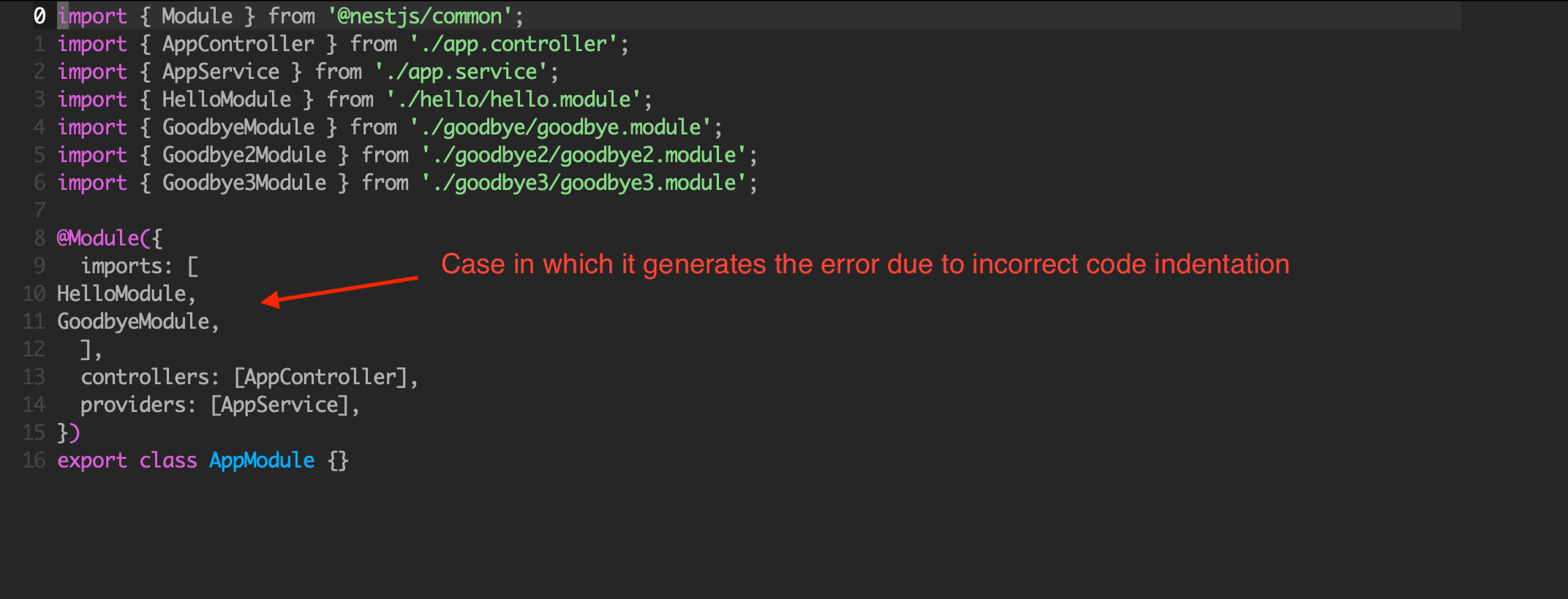 Could Not Generate Module With Nest Cli · Issue 1639 · Nestjs Nest Cli · Github