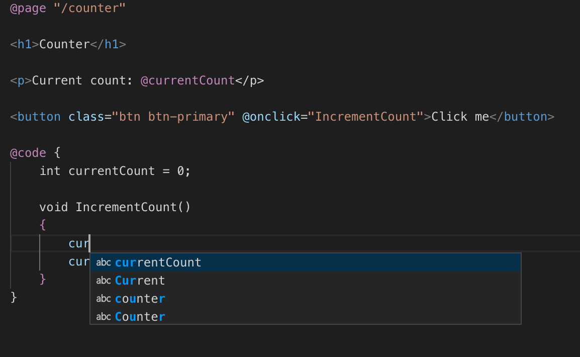 Under macOS, Razor syntax coloring and Intellisense are not working · Issue #14321 · dotnet ...