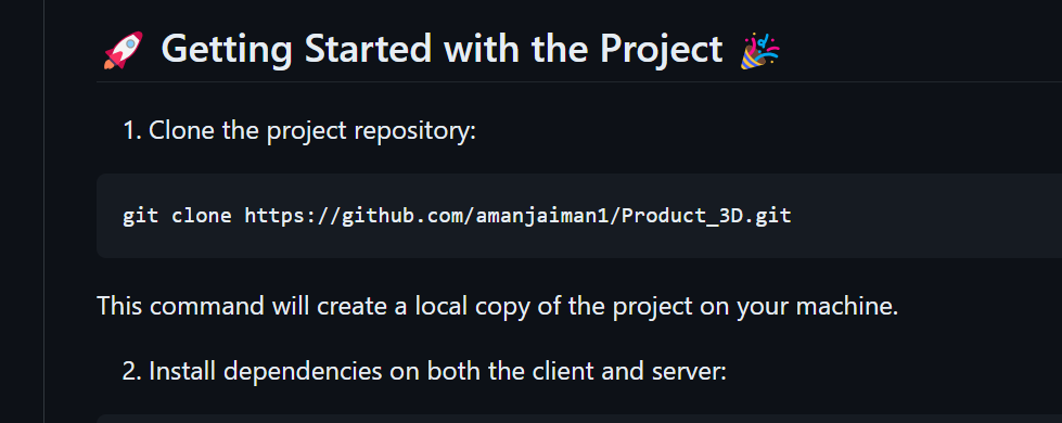 [DOCS] small change in the readme.md file · Issue #339 · amanjaiman1/Product_3D · GitHub
