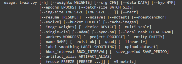 Lost in training settings · Issue #917 · WongKinYiu/yolov7 · GitHub
