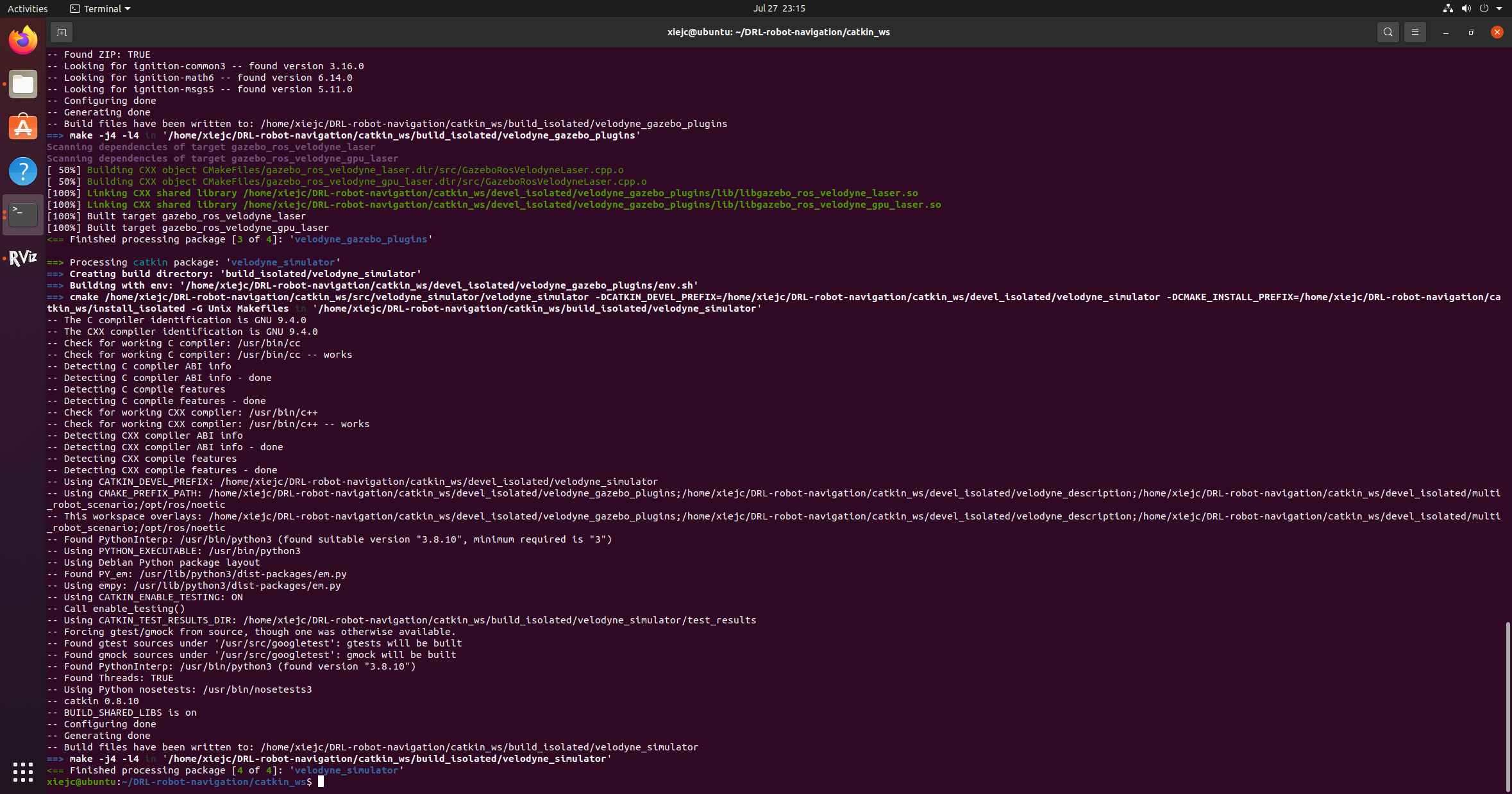Problems with the training process · Issue #72 · reiniscimurs/DRL-robot-navigation · GitHub