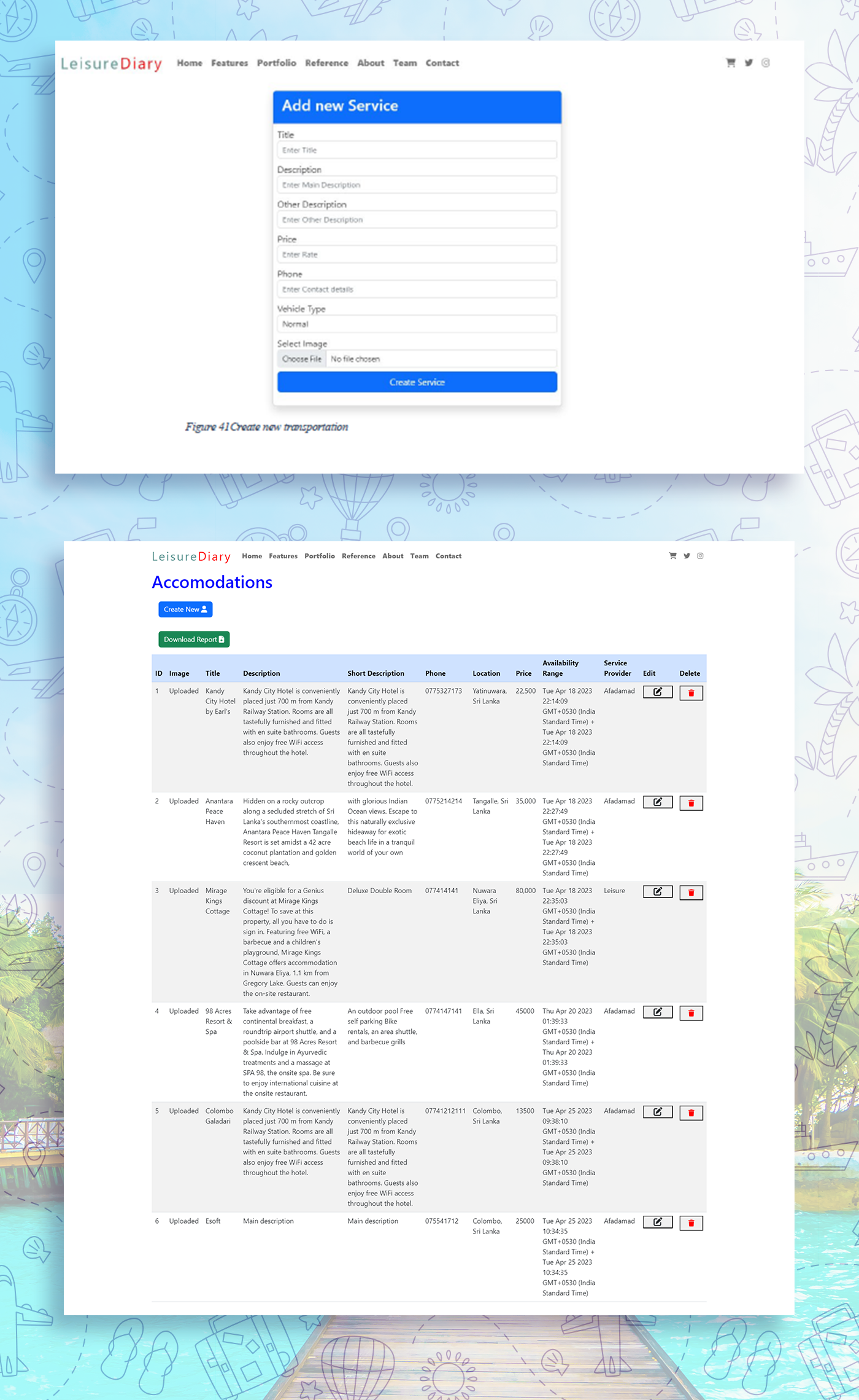 GitHub - SabithF/Leisure-Diary---Web-and-Mobile-applicaiton: ESOFT Final Project