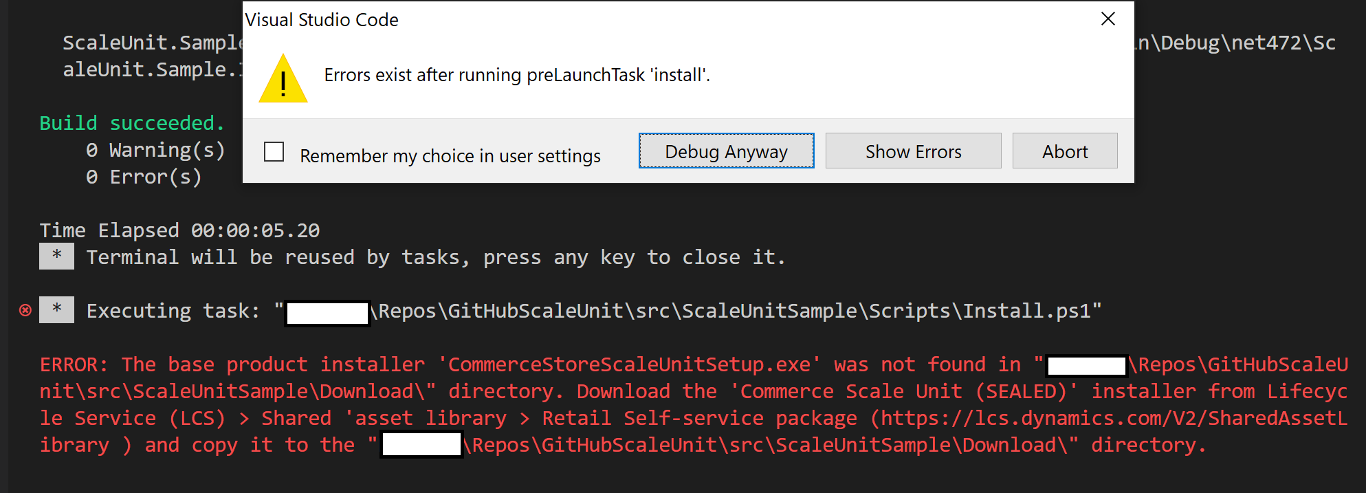 Build failure when running in IIS hosted mode · Issue #107 · microsoft/Dynamics365Commerce ...