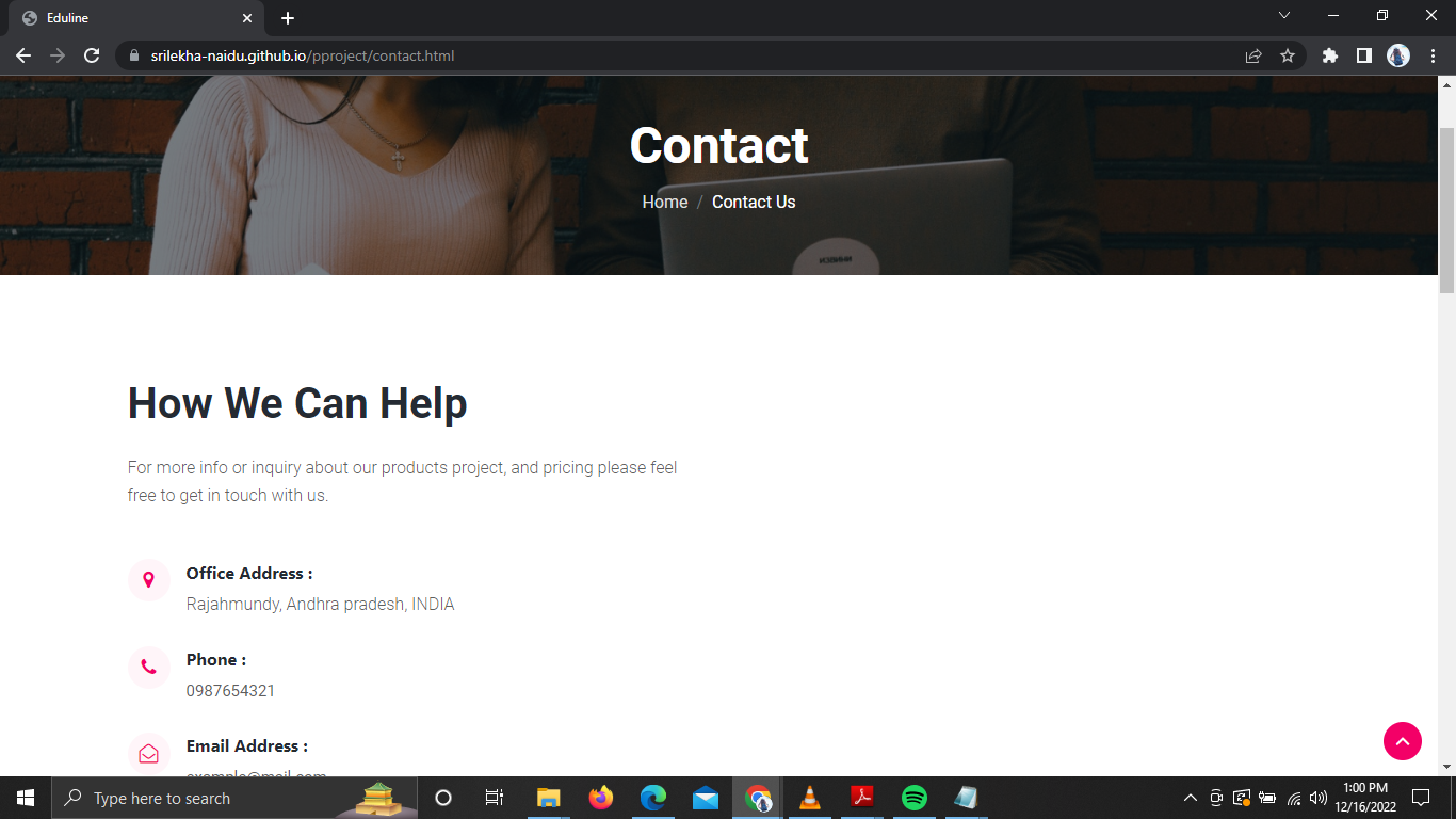 GitHub - srilekha-naidu/pproject