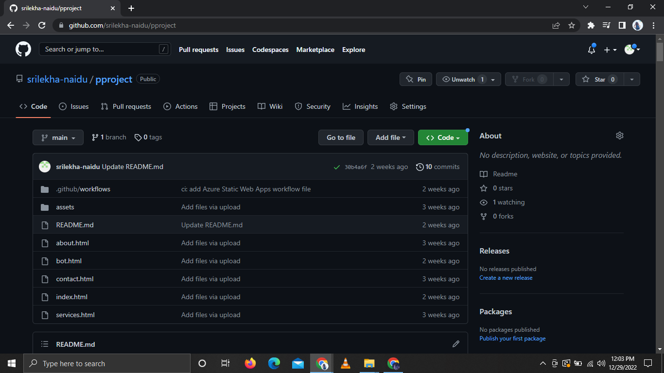 GitHub - srilekha-naidu/pproject