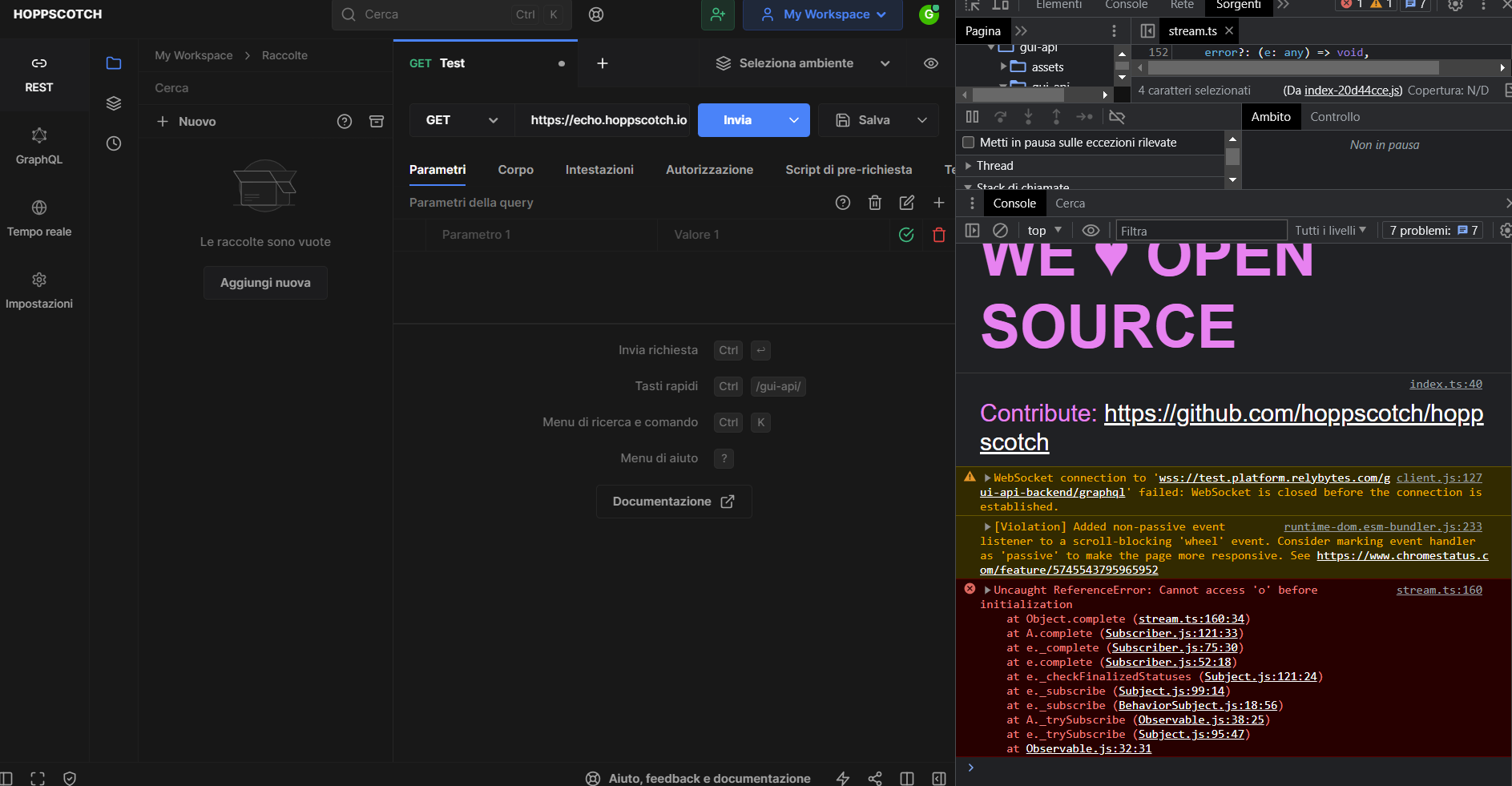 [bug]: After login cannot send request · Issue #3345 · hoppscotch/hoppscotch · GitHub