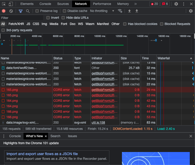 Occasional CORS loading issue on domtoimage + Leaflet + Stamen (toner ...