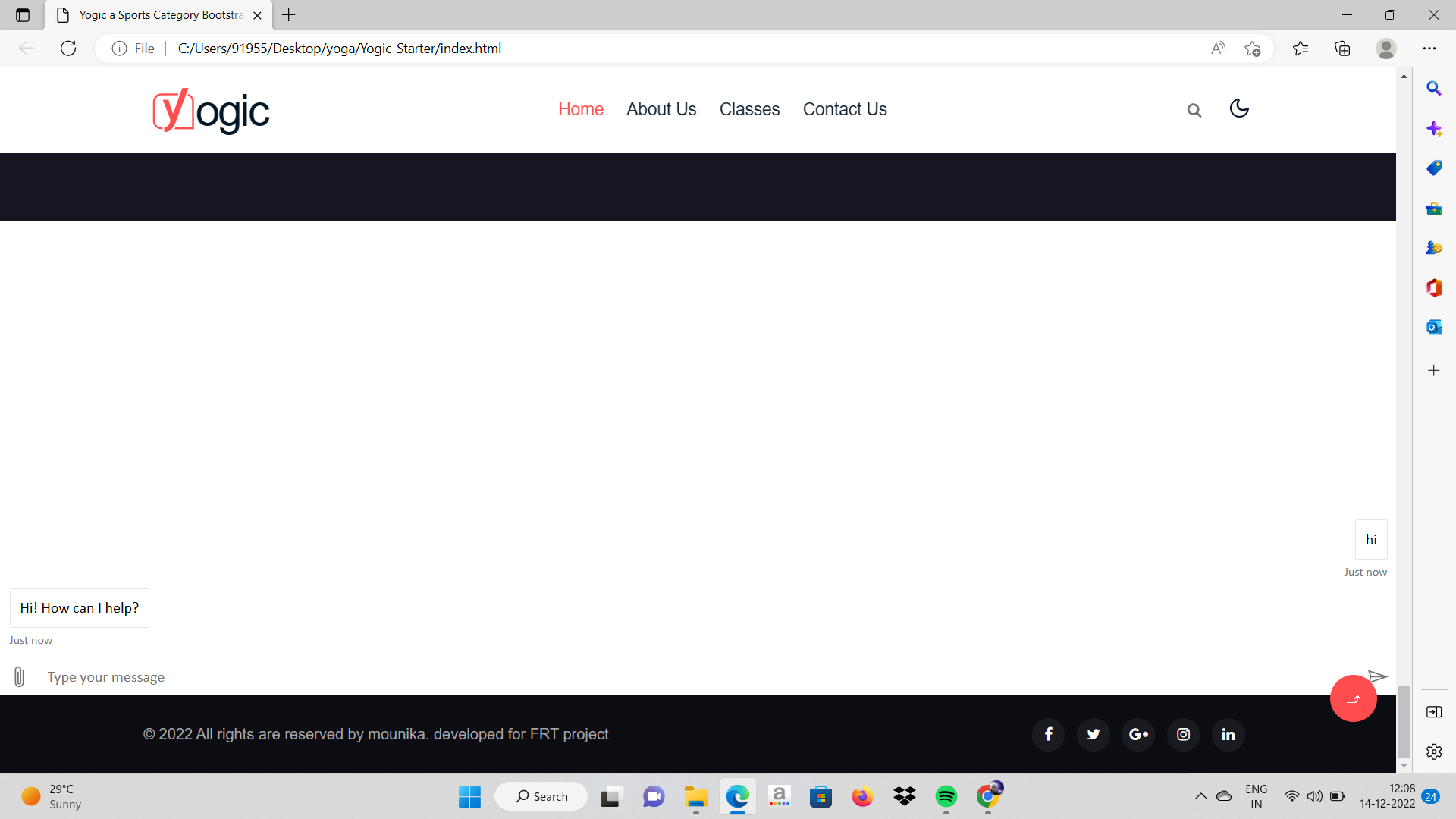 GitHub - Polanamounikadurga/FRT-Project