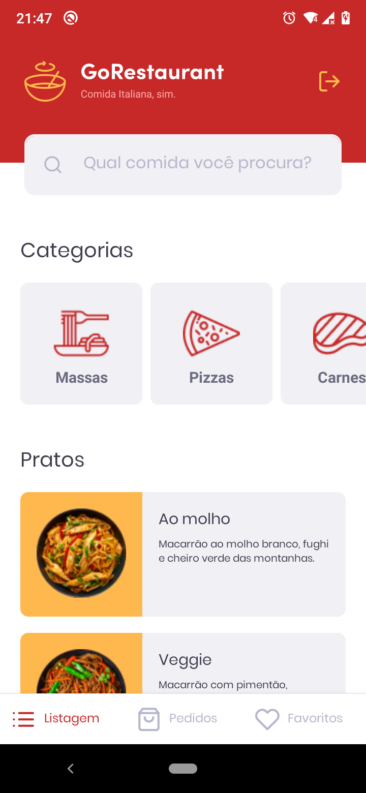 GitHub - AugustoMarcelo/gorestaurant-mobile: 🍜 [GoStack11] | Desafio: GoRestaurant Mobile