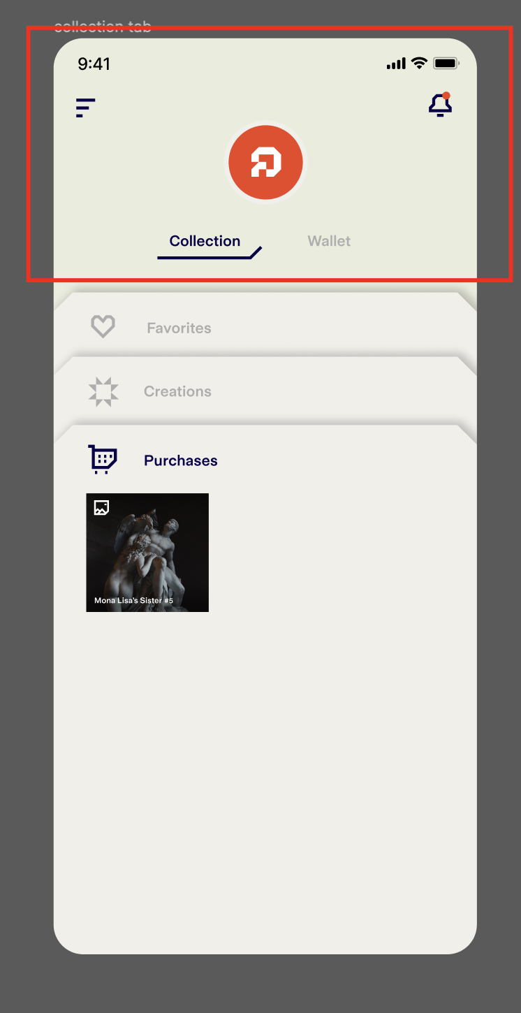 Collection tab w/ Favorites folder · Issue #1346 · Pylons-tech/pylons ...