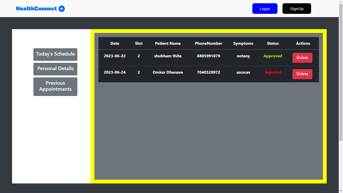 GitHub - omkar231098/HealthConnect: Welcome to HealthConnect+ doctor appointment website that ...