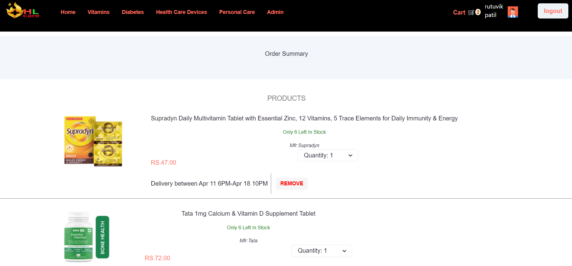 GitHub - RutuvikP/HealthCare-Tata1mg-Clone: In this project we have tried to clone the ...