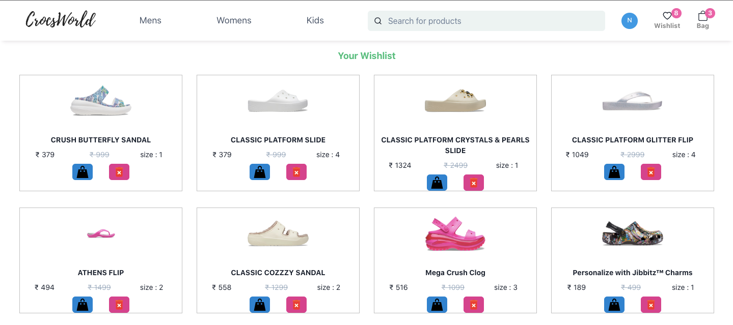 GitHub - Nandha2403/CrocsWorld: CrocsWorld is a clone of Crocs which is a global footwear brand ...
