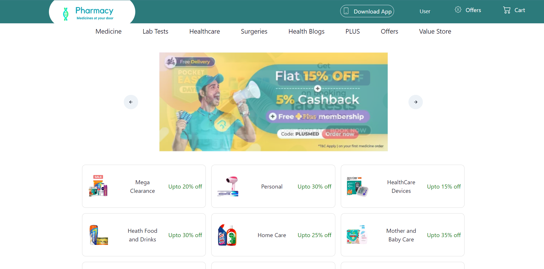 GitHub - devshruti/Pharmacy: Pharmacy is a user-friendly website. This website aims to replicate ...