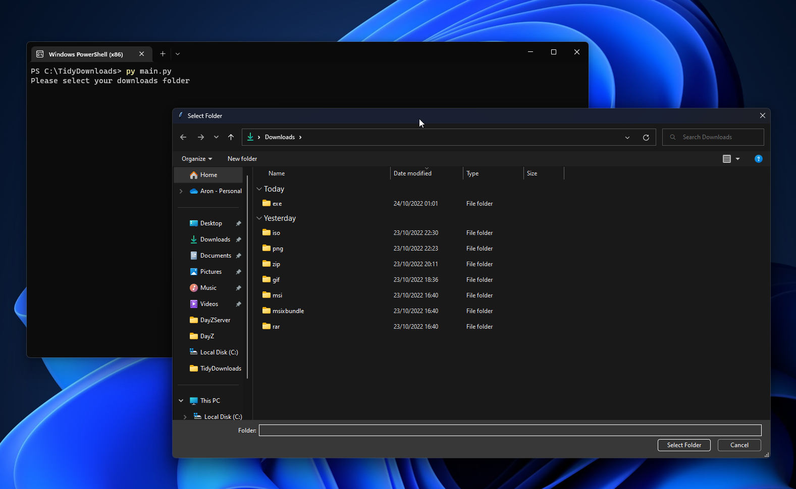 GitHub - Aaaron21/Tidy-Downloads: Are you tired of your messy downloads folder? Worry not! This ...