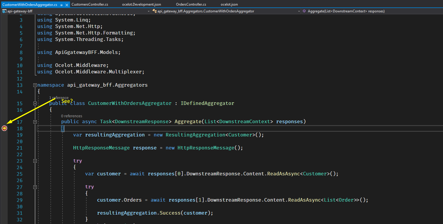 Aggregation routing configuration does not allow configuring URL parameter in a different spot ...