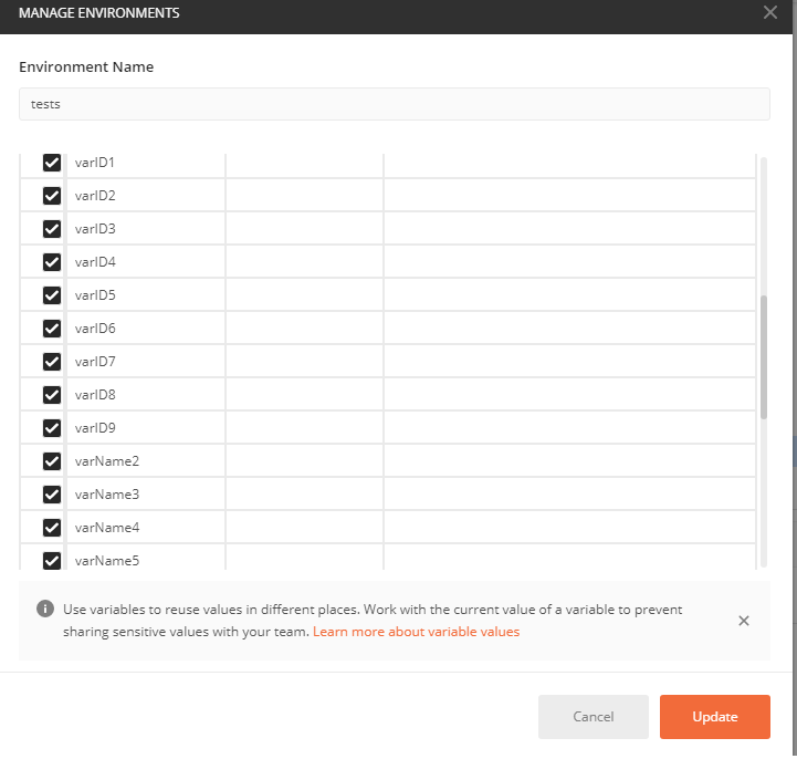 Can´t set,dynamically , environment variables · Issue #5002 · postmanlabs/postman-app-support ...