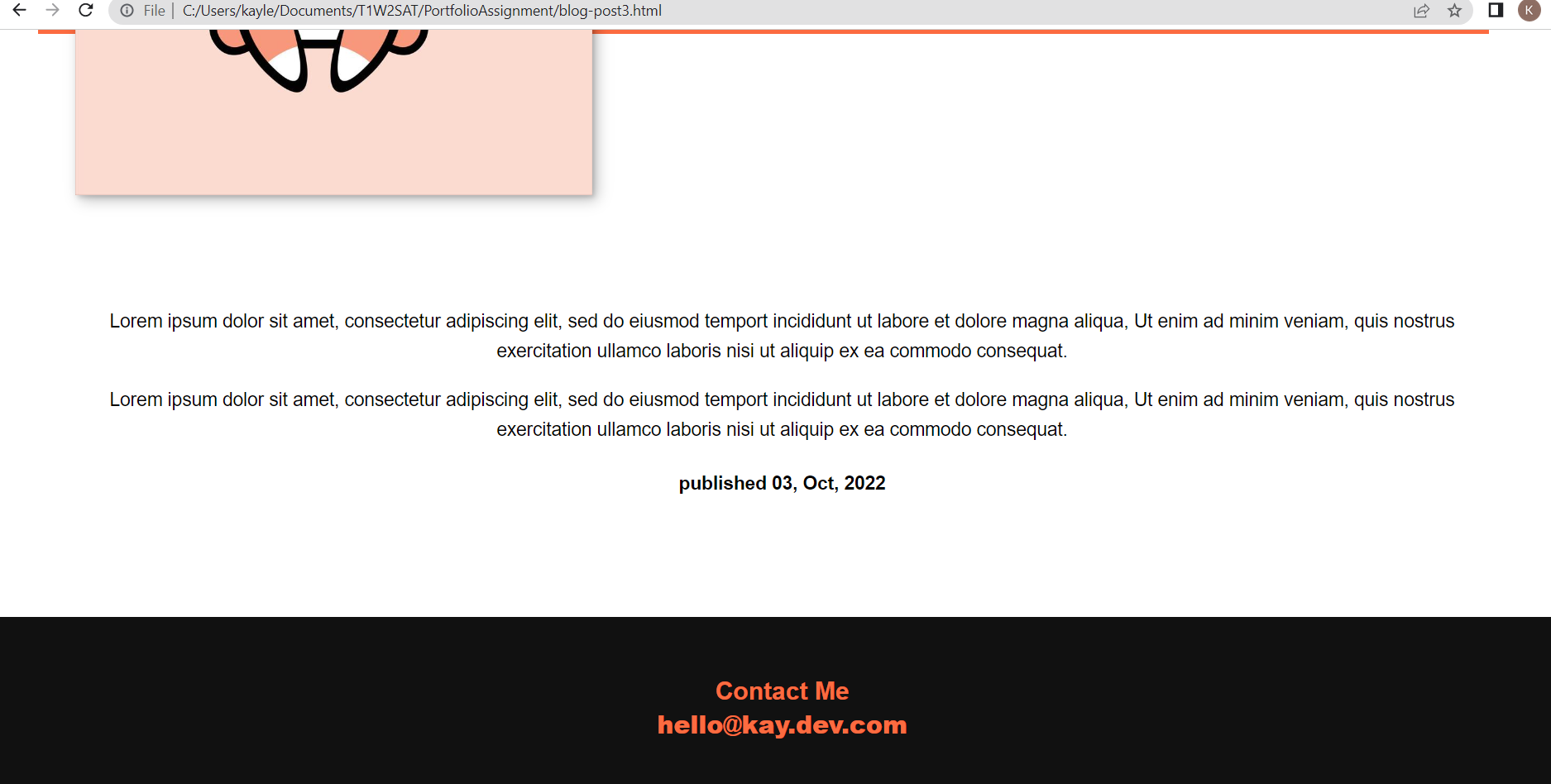 Github Kaylene555 Portfolio Assignment