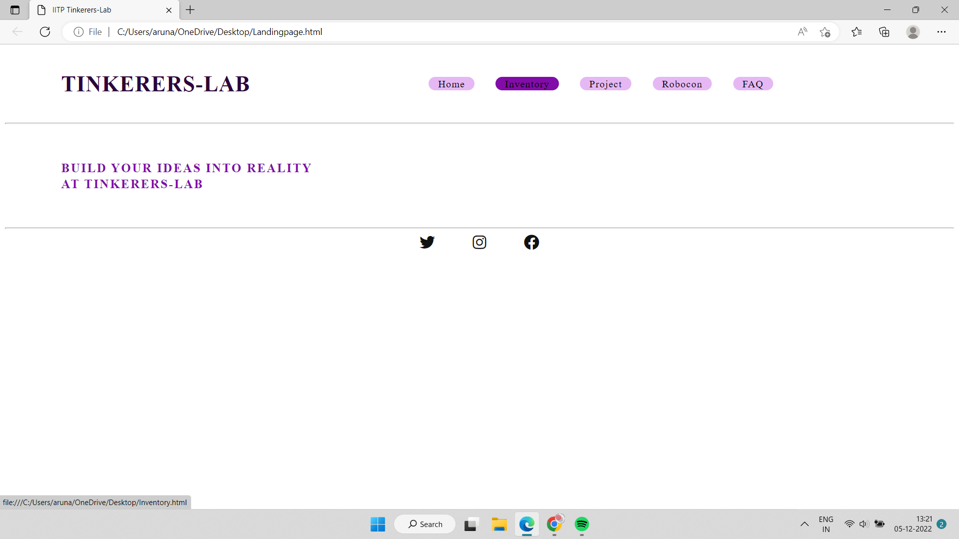 Issue-1 : Create a Responsive Header · Issue #1 · aakriti7x7/Tinkerers-Lab-Website · GitHub