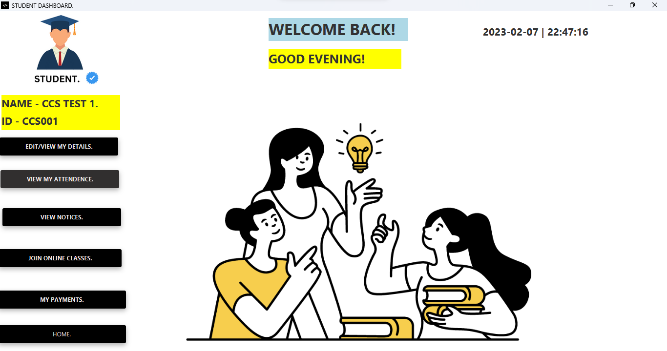 GitHub - DamianRavinduPeiris/Institute-Management-System: A simple institute management system ...