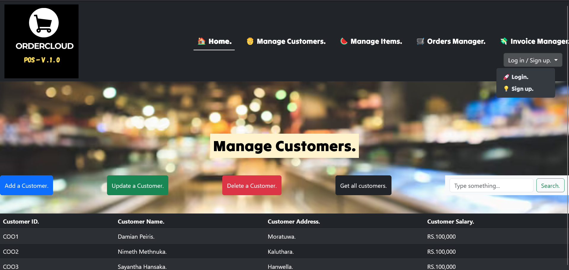 Github Damianravindupeiris Ordercloud A Simple Pos System Implemented With Bootstrap 5