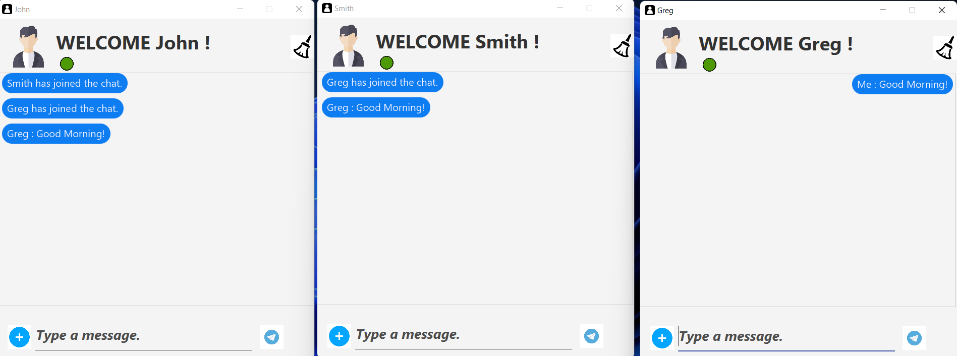 GitHub - DamianRavinduPeiris/ChatRoom: This is a simple ChatRoom built with Java Socket API.