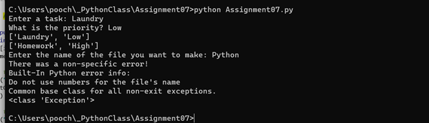 GitHub - bread-buddies/IntroToProg-Python-Mod07: Repository for Module 7 and Assignment 7 for ...